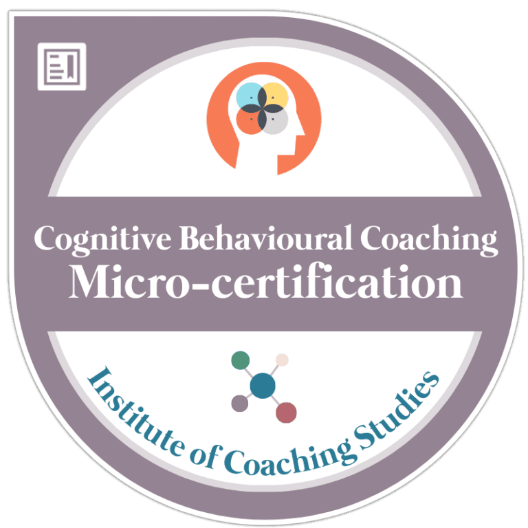 The Cognitive Behavioural Coaching Micro-certification Is Now CCE ...